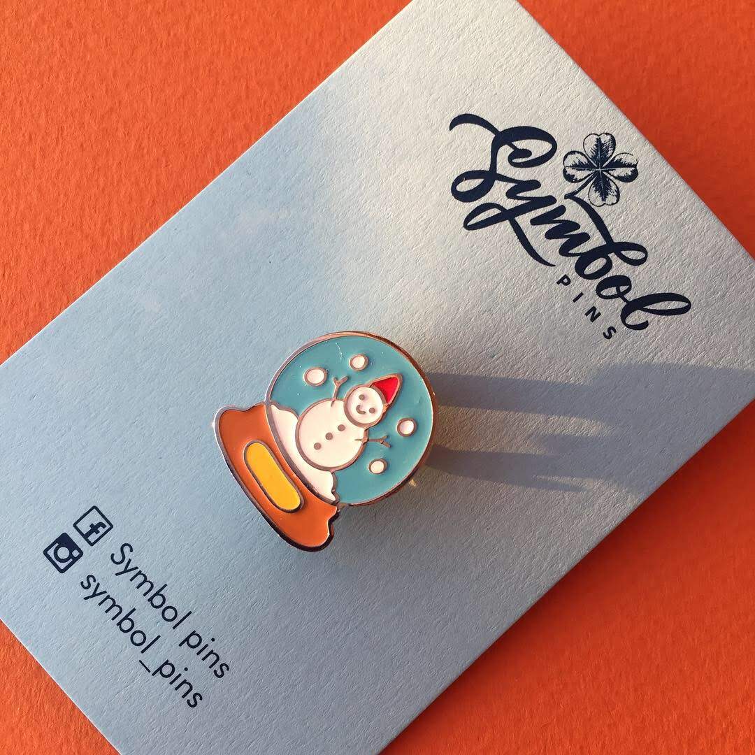 Значок Symbol pins "Стеклянный шар" металл - 160 грн купить в подарок в ...